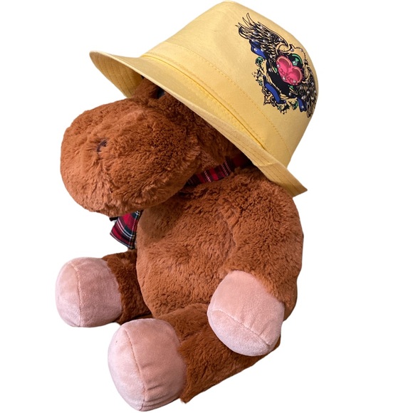 Accessories | Yellow Flying Heart Fedora | Poshmark